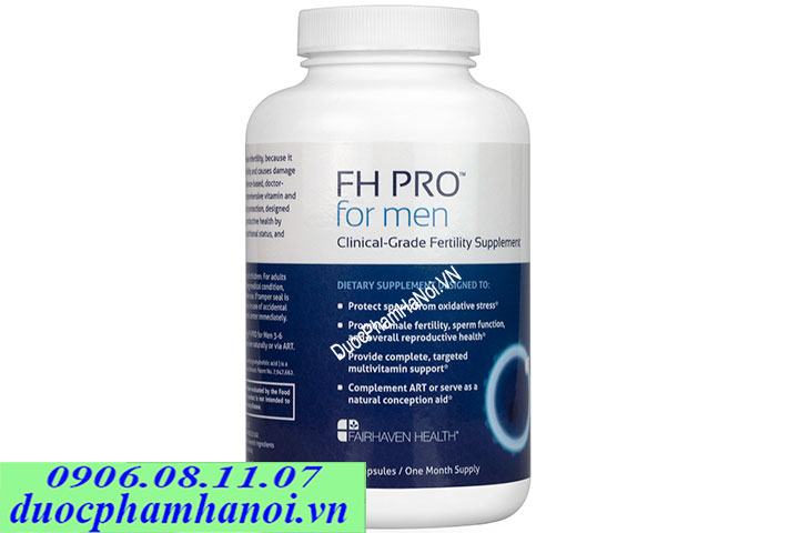 FH Pro for Men Hỗ Trợ Nâng Cao Sức Khỏe Sinh Sản Nam Giới