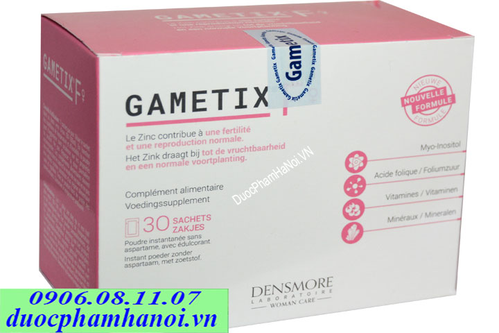 Gametix F 30 Gói Hỗ Trợ Mang Thai Tự Nhiên Cho Nữ Của Pháp