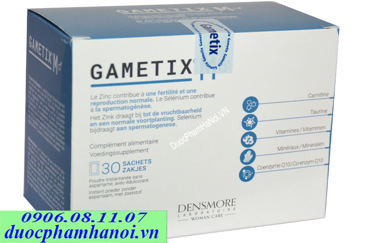 Gametix M Cho Nam Giới Hộp 30 Gói Chính Hãng Của Pháp