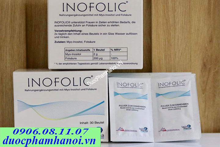 Inofolic Dạng Bột Hộp 30 Gói Chính Hãng Của Đức